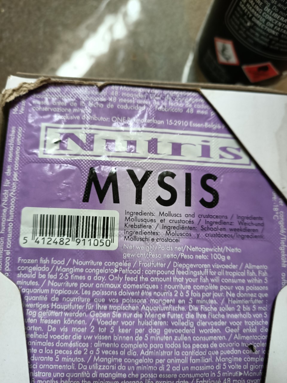 frozen mysis | Coral & Fish Barn