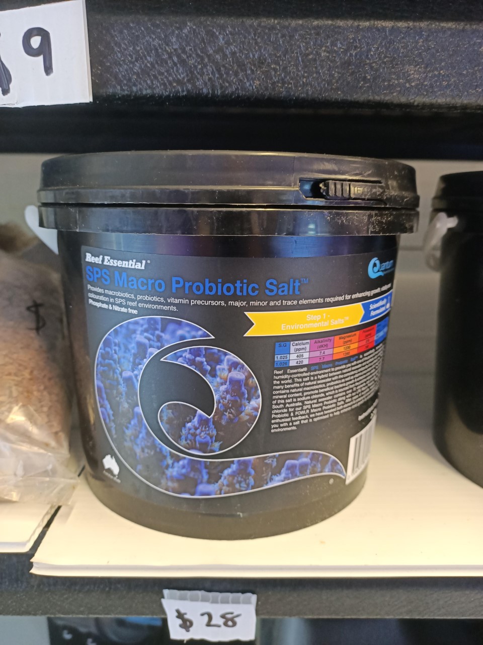 sps macro probiotic salt | Coral & Fish Barn